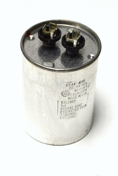GENERAL ELECTRIC GE DIELEKTROL 61L1802 CAPACITOR 5 UF 660 VAC