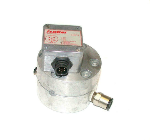 Flocat C-HEF-B C-JVA-12KG-25NPT Displacement Spur Gear Flow Meter 1/4