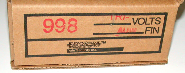 NEW RIXSON YALE SECURITY DOOR RELEASE 120 VAC NIB MODEL 998