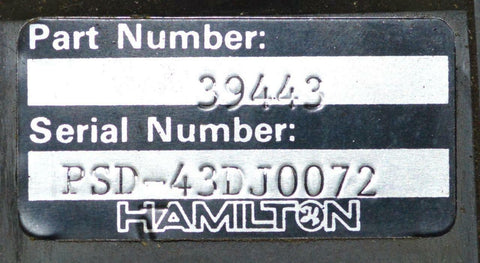 HAMILTON 39443 CONTROLLER MODULE