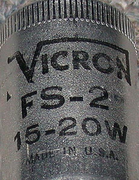 Vicron FS-2 Fluorescent Lamp Starter 15-20 Watts