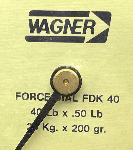 Wagner FDK 40 Force Dial Push / Pull Force Gage W/ Case – Surplus Select