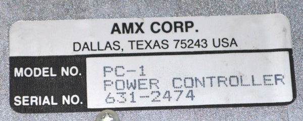 AMX PC-1 POWER CONTROLLER