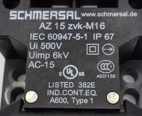 Schmersal AZ 15 zvk-M16 Safety Interlock Switch – Surplus Select