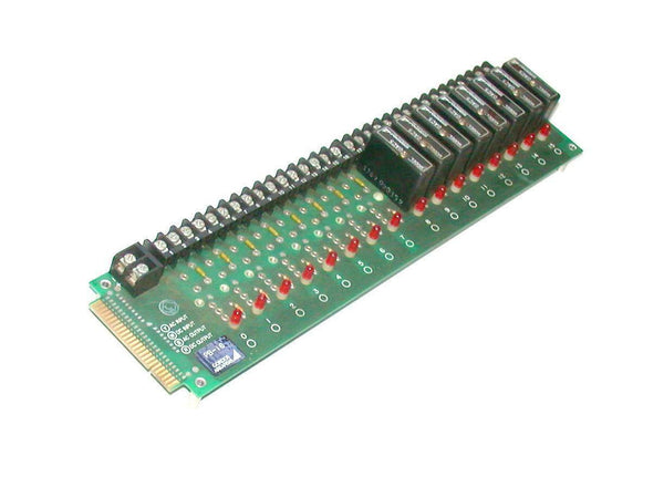 GORDOS ARKANSAS PB-16 I/O SOLID STATE RELAY MODULE W/ 8 0AC5 RELAYS