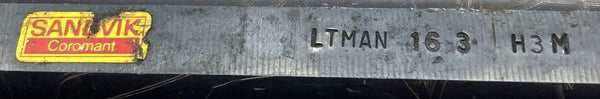 Sandvik Coromant LTMAN-16-3 Indexable Boring Bar 12" OAL