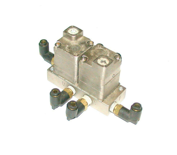 ARO Fluid Power 59112 59111 Pneumatic Logic Elements W/Manifold 1/8 NP