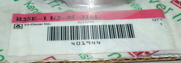 New Alfa Laval Tri-Clover R25E-1-1/2-35-316L Locating Ring