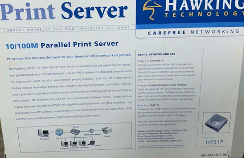 Hawking HPS1U High Performance Internet 10/100M LAN Print Server
