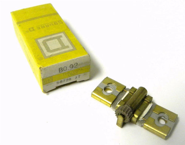 BRAND NEW SQUARE D OVERLOAD THERMAL UNIT HEATING ELEMENT MODEL B0.92