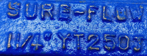 Sure-Flow 1-1/4" YT250J Iron Y-Strainer Valve 250SWP