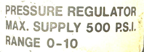 Fairchild Model 10 Pressure Regulator 500PSI