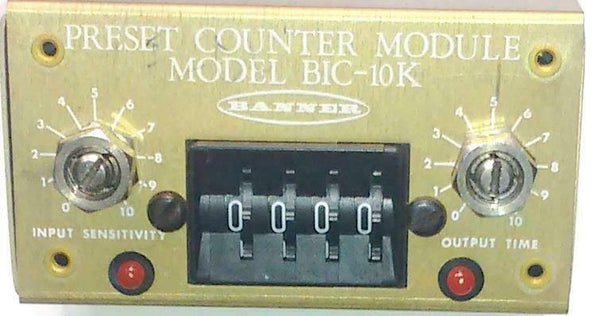 Banner BIC-10K Preset Counter Module 8-Pin