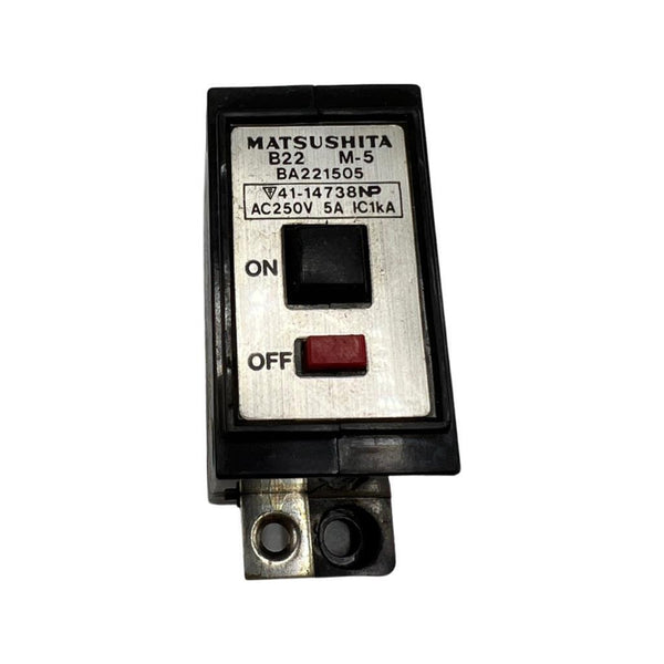 Matsushita BA221505 Circuit Breaker B22 M-5 5A AC250V 20AF