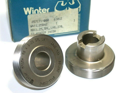 UP TO 12 NEW C. J. WINTER THREAD ROLL SETS M8 X 1.25 LH 141SA