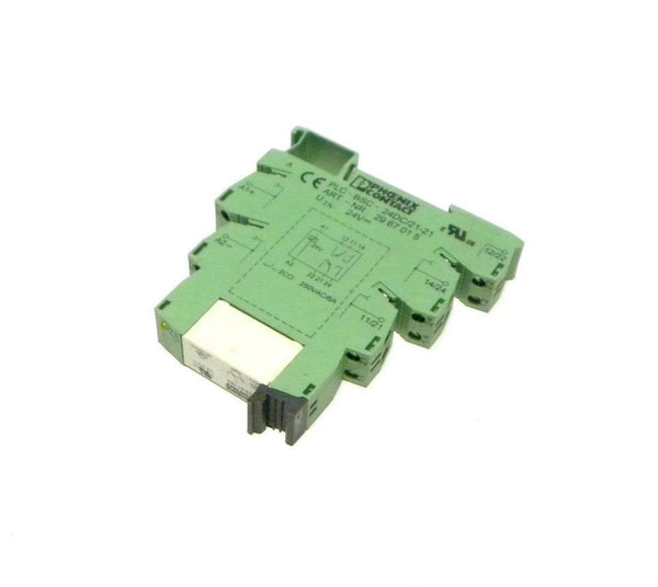 PHOENIX CONTACT PLC-BSC-24DC/21-21 DIN RAIL MOUNT RELAY MODULE