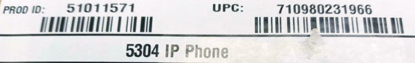 Mitel MiVoice 5304 IP VoIP Corded Telephone With Display - Black