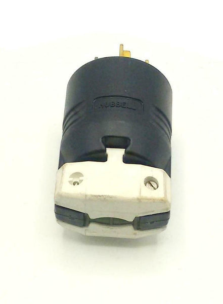 Hubbell HBL4720C 3-Phase Straight Male Plug 125/250 VAC 30 Amp 3P-4W