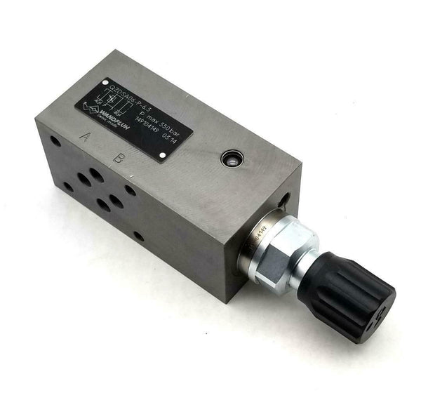 Wandfluh QZDSA06-P-6,3 2 Way Flow Control Valve and Sandwich 350 Bar