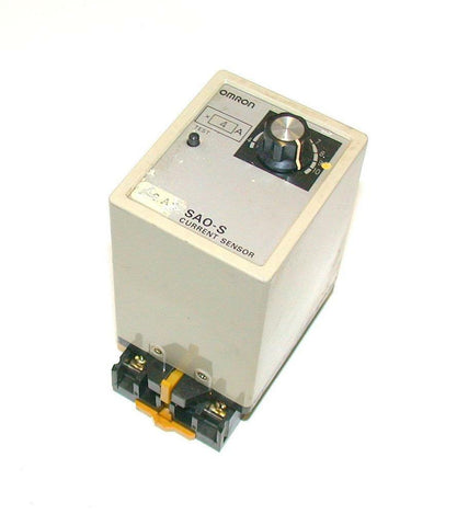 OMRON CURRENT SENSOR W/SOCKET 200 VAC 2 AMP MODEL SAO-S