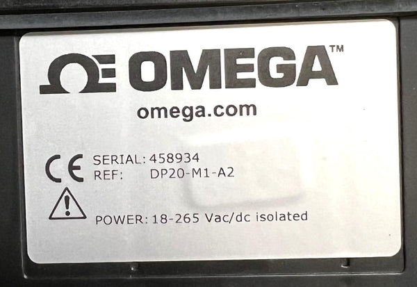 Omega DP20-M1-A2 Panel Meter 4-Digit Multifunction 18-265 VAC/DC ...