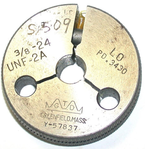 Greeenfield 3/8"-24 UNC-2A Thread Ring Lo Gage