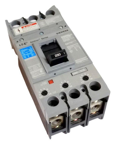 I-T-E FXD63B250 Sentron Series Circuit Breaker 3 Pole 250A 600VAC 50/6