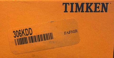 Timken / Fafnir 306KDD Shielded Ball Bearing 30 mm X 72 mm X 19 mm (3