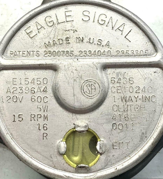 Bliss Eagle Signal E15450 Time Delay Relay 0-4 Seconds 120 Volts 15 RP