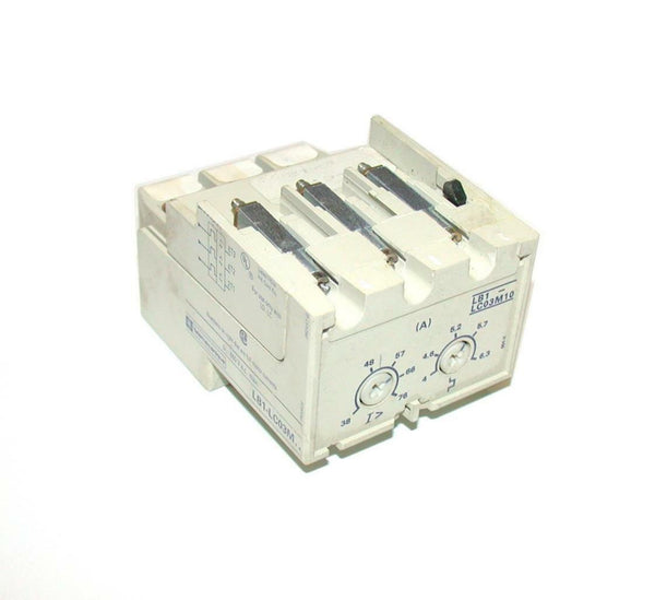 TELEMECANIQUE LB1-LC03M10 MOTOR OVERLOAD PROTECTION MODULE 4-6.3 AMP