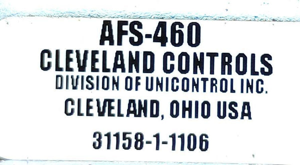 Cleveland Controls AFS-460 Air Pressure Sensing Switch .06-12" WC 0.5