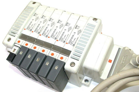 SMC 6 SOLENOID 24 VOLT STACK UP BANK ASSEMBLY VQC2101N-5