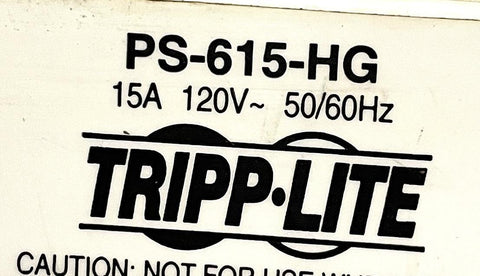 Tripp-Lite PS-615-HG 6-Outlet Medical Grade Power Strip 15A 120V 50/60