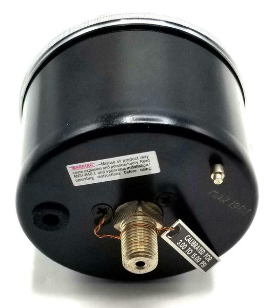 Moore Products 1-100 PSI Pressure Gauge 3-1/2" Face 1/4" NPT