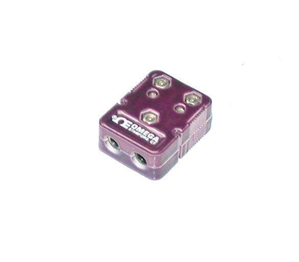 Omega Thermocouple Violet Ceramic Female Receptacle Connector