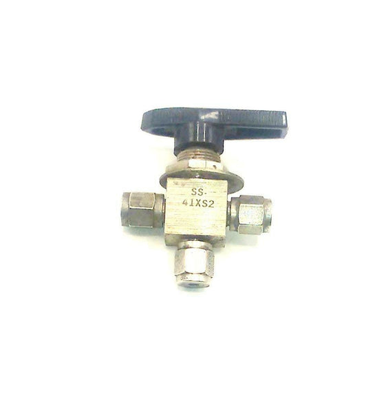 Whitey SS-41XS2 Stainless Steel Ball Valve 1/8" Tubing (NEEDS FERRULES ...