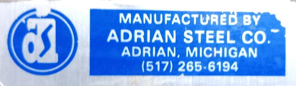 Adrian Steel Company Industrial Locking Two Drawer Shop File Storage C ...