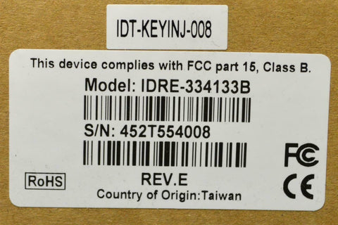 IDTech IDT IDRE-334133B SecureMag Encrypted USB MagStripe Reader (2 Av