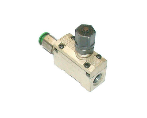 CKD SC1 8 FLOW CONTROL CHECK VALVE 1/4 NPT