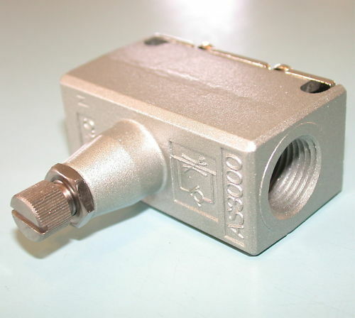 NEW SMC SPEED IN-LINE FLOW CONTROL AIR VALVE AS3000