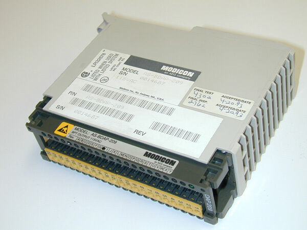 MODICON AEG I/O MODULE AS-BDAP-209 8PT 115VAC OUTPUT ASBDAP209
