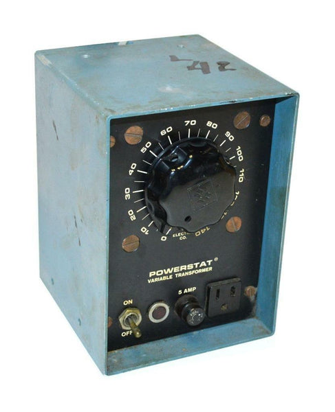 POWERSTAT 21-1103B VARIABLE TRANSFORMER 0-140 VAC @ 4.5 AMPS