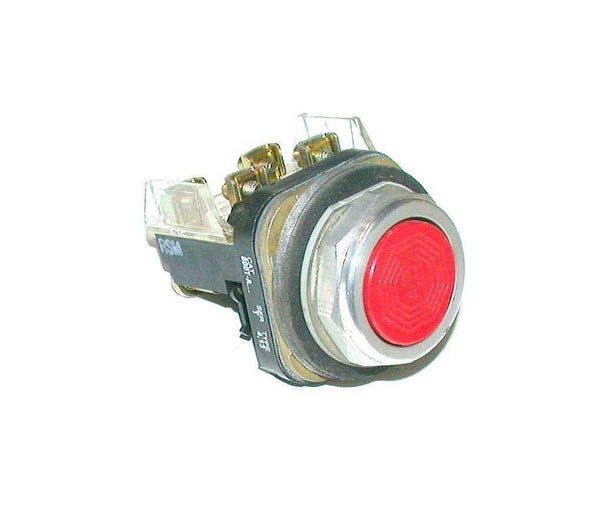ALLEN BRADLEY 800T-B6B RED FLUSH HEAD PUSHBUTTON