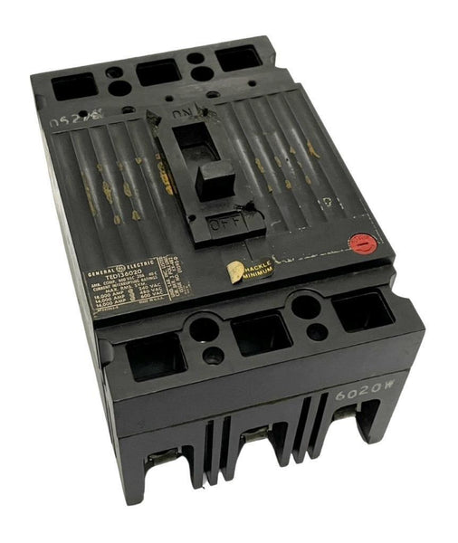 General Electric TED136020 3-Pole Circuit Breaker 20A 600V 3 Phase Bol