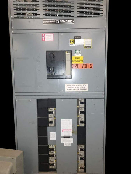 Square D 2000A QED Breaker Panel Switch Board 2000A 240V 3 Ph w/ 200A