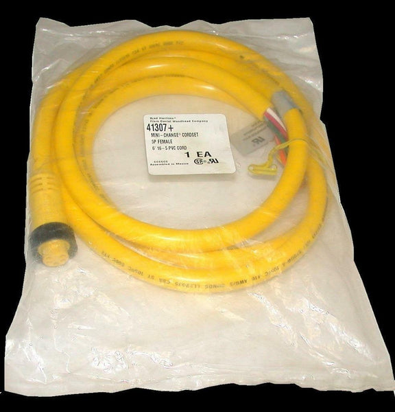 NEW BRAD HARRISON DANIEL WOODHEAD 41307+ MINI-CHANGE CORDSET CABLE 5-P