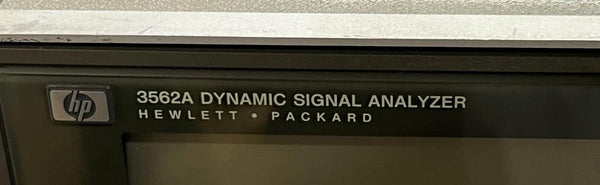 Hewlett Packard HP 3562A Dual Channel Dynamic Signal Analyzer