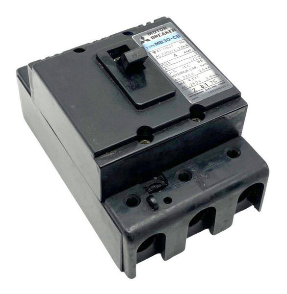 Mitsubishi Electric MB30-CB-4A 3-Pole Circuit Breaker 4A 220VAC MB30-C