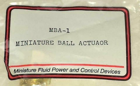 New Clippard MBA-1 Miniature Brass Ball Actuator | Surplus Select