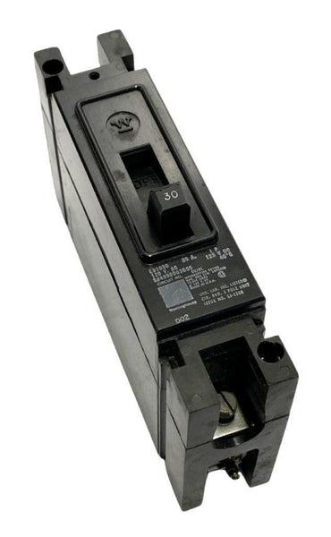 Lot of (2) Westinghouse EB1030 1 Pole Circuit Breaker 30A 120V 1 PH Bo